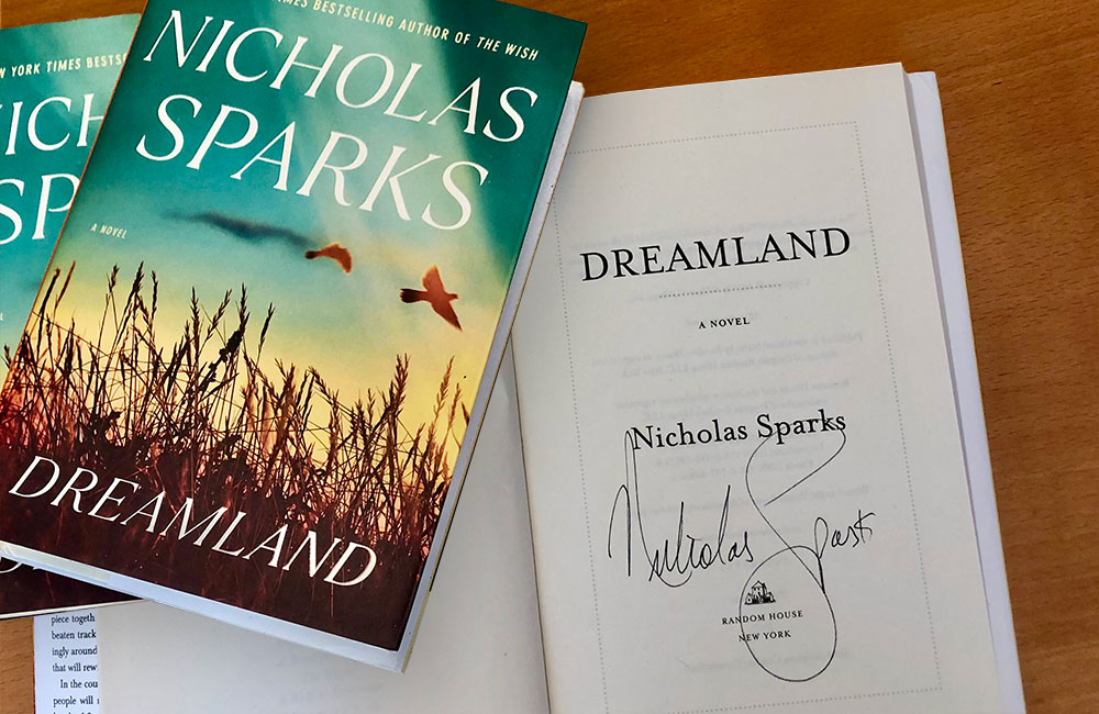 Nicholas Sparks Signed Books